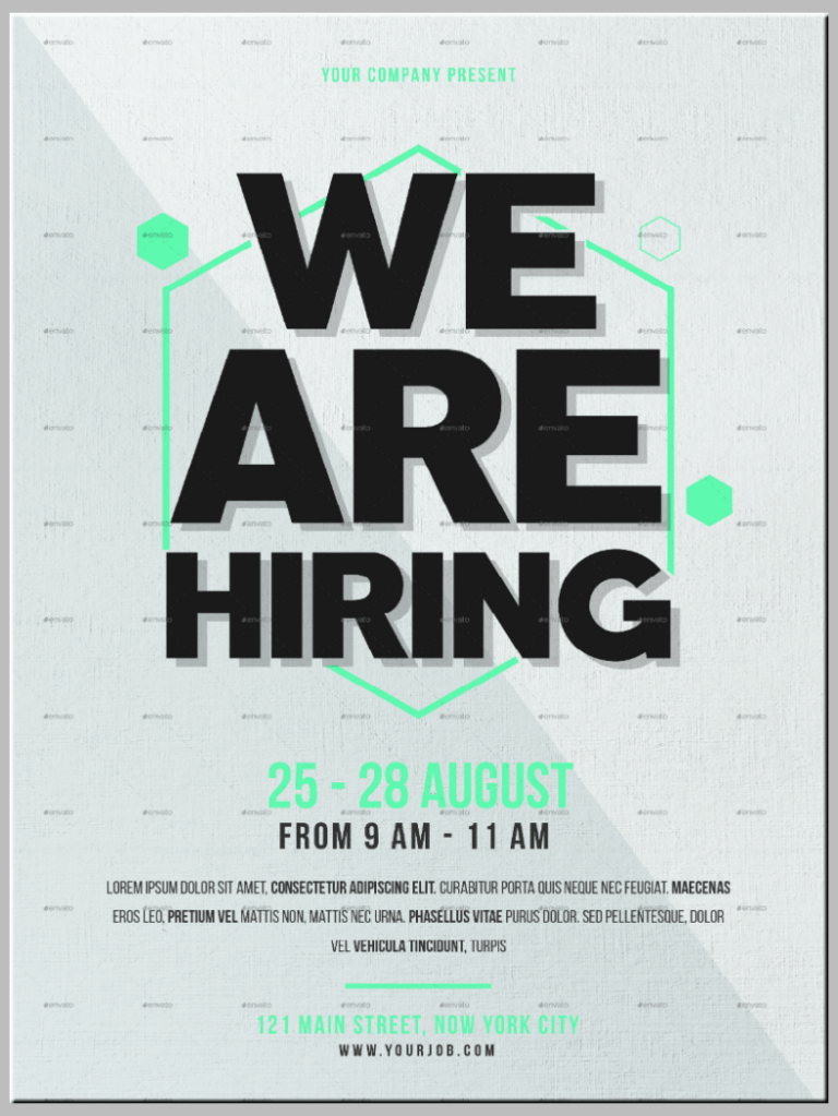 14 Job Flyer Designs Templates Psd Ai Free Premium Inside 