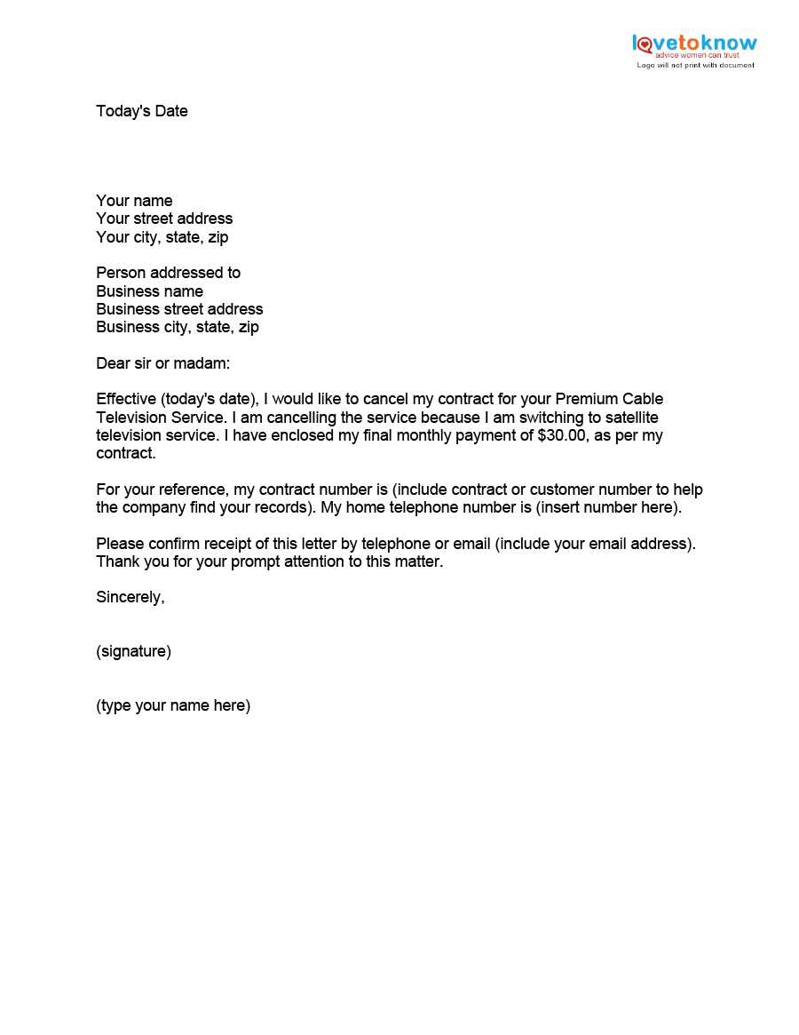 Gym Membership Cancellation Letter Template Free Best Template Ideas
