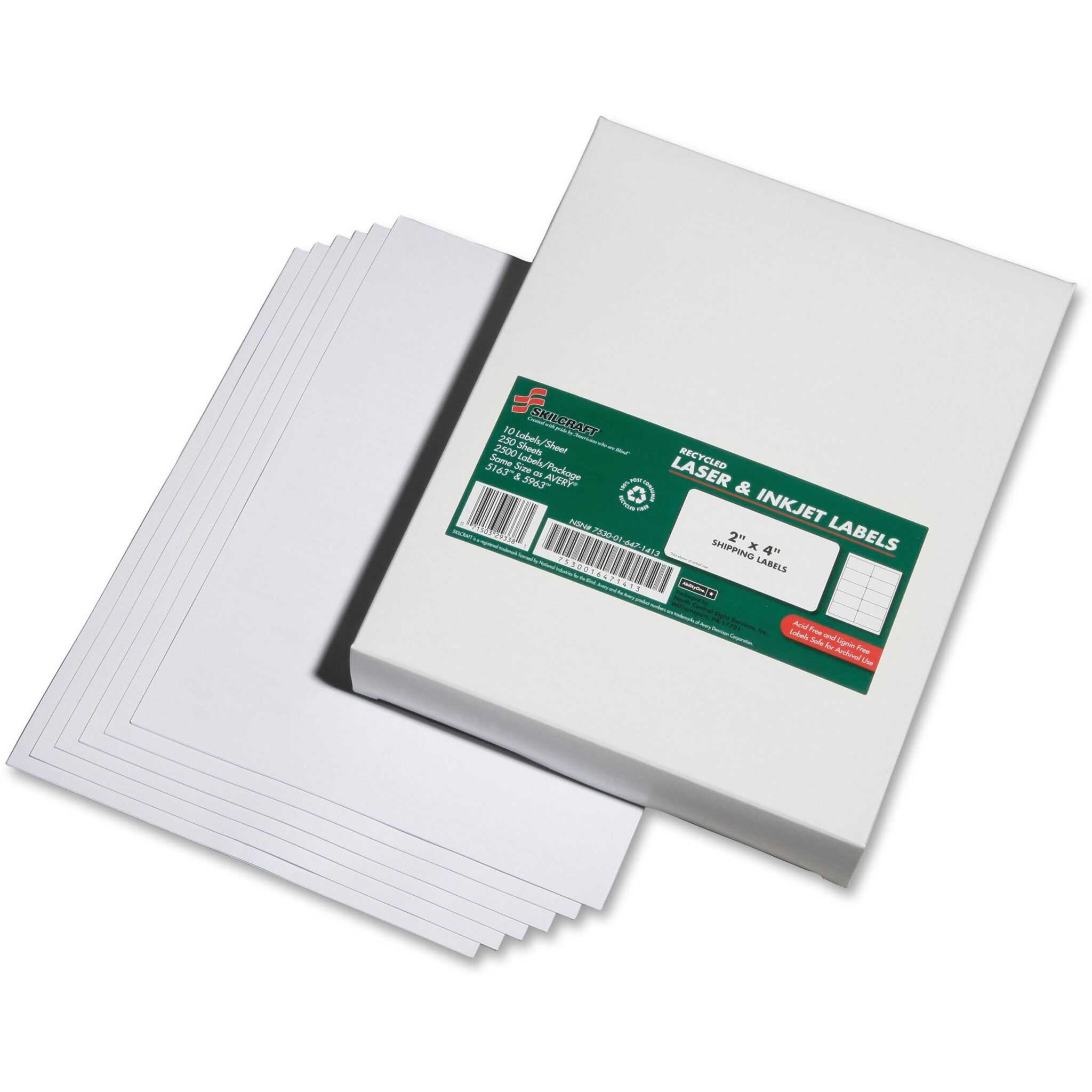 Avery 6460 Label Template With Regard To Laser Inkjet Labels Templates 