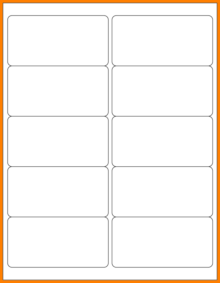 Maco Label Template