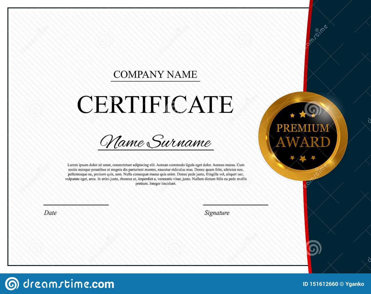 New Member Certificate Template