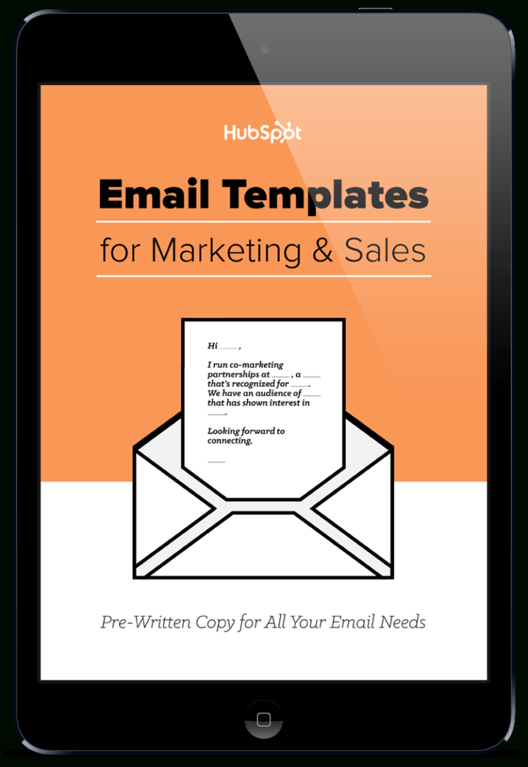 Email Templates For Marketing Sales With Hubspot Email Templates 