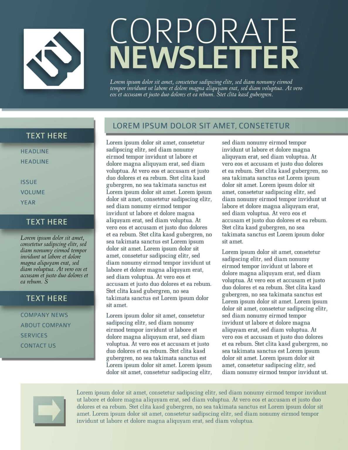 Free Printable Newsletter Templates Examples Lucidpress Throughout