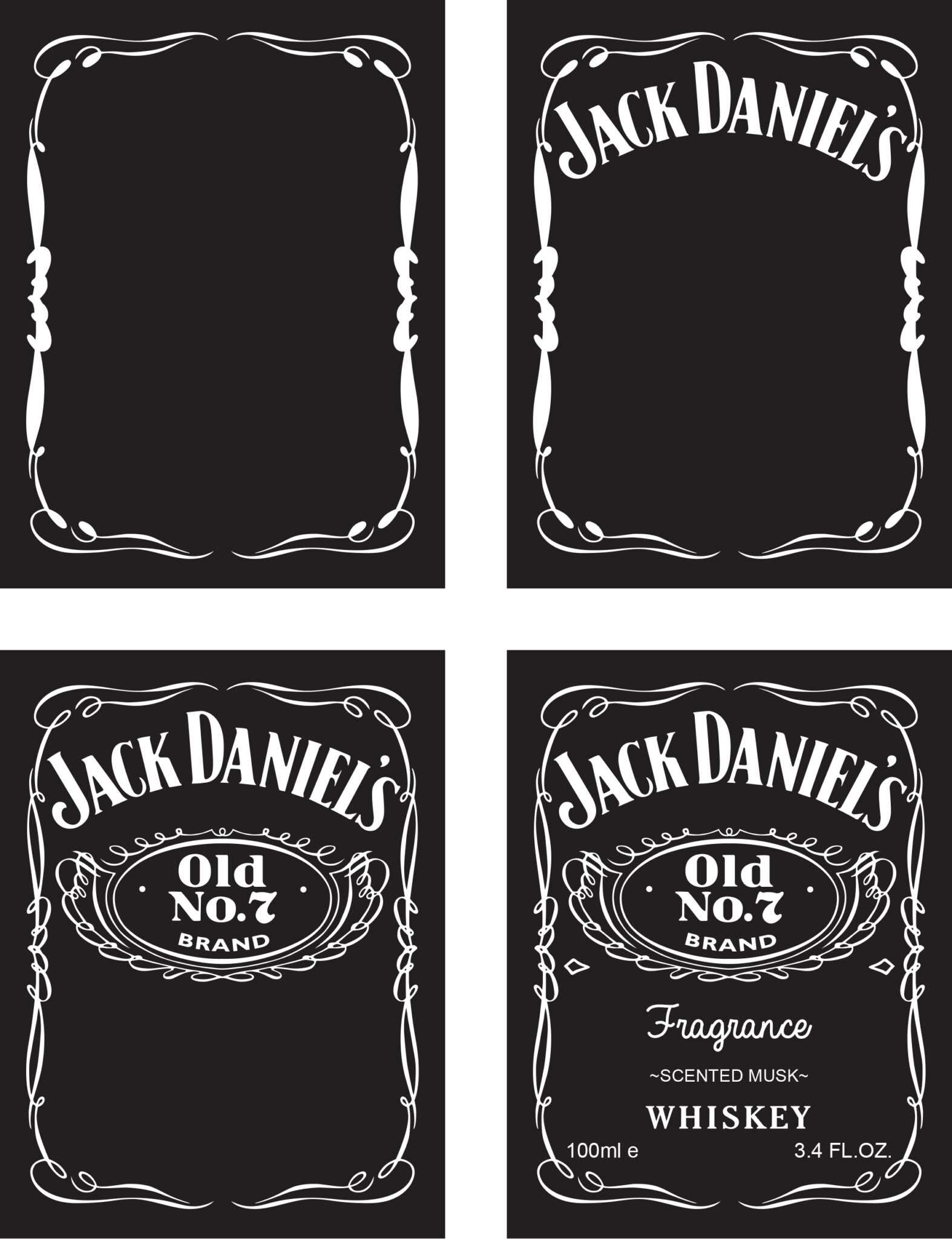 Jack Daniels Logo Template Colona rsd7 Regarding Jack Daniels Label 