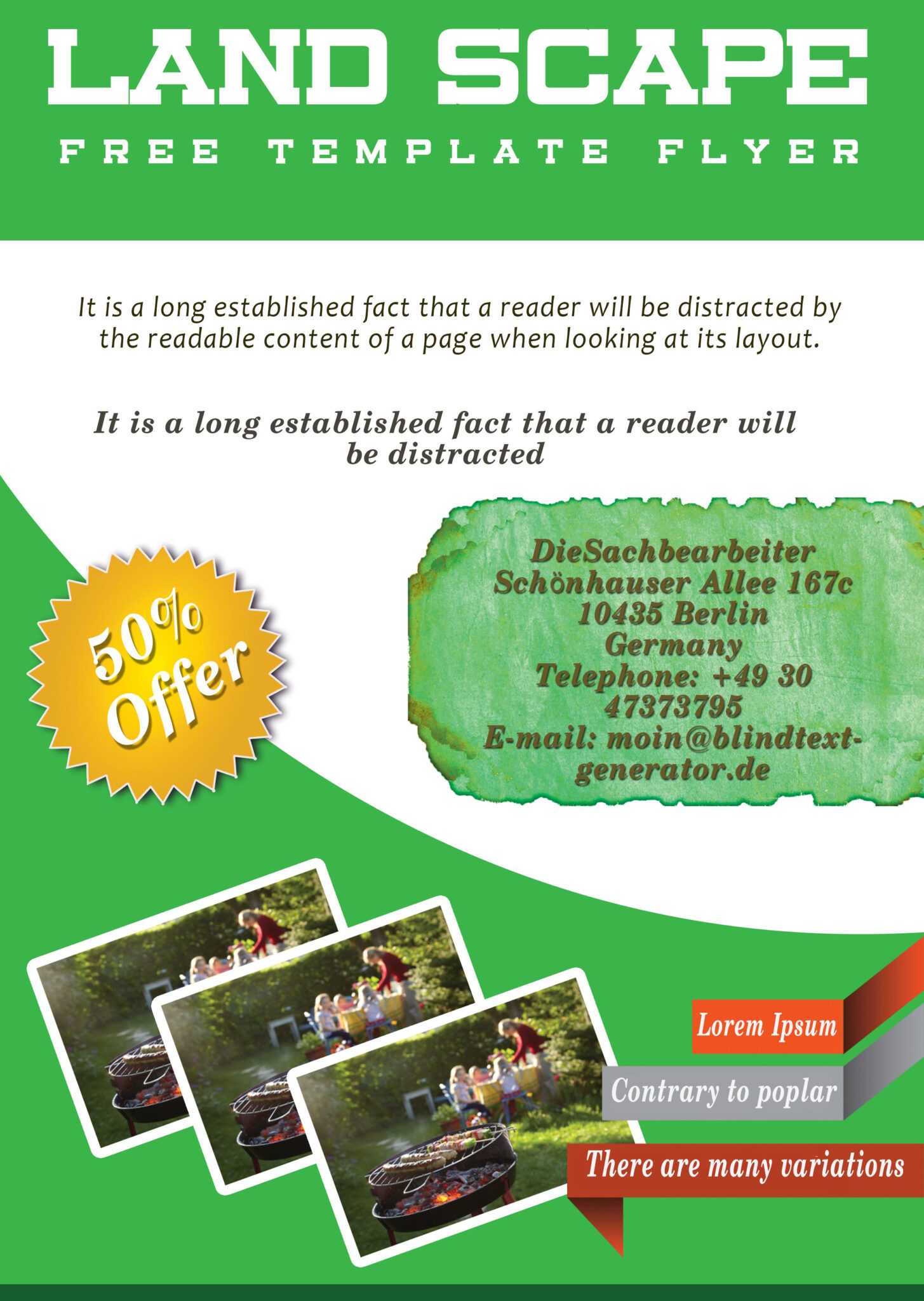 Landscape Flyer Templates Colona rsd7 Throughout Lawn Care Flyers 