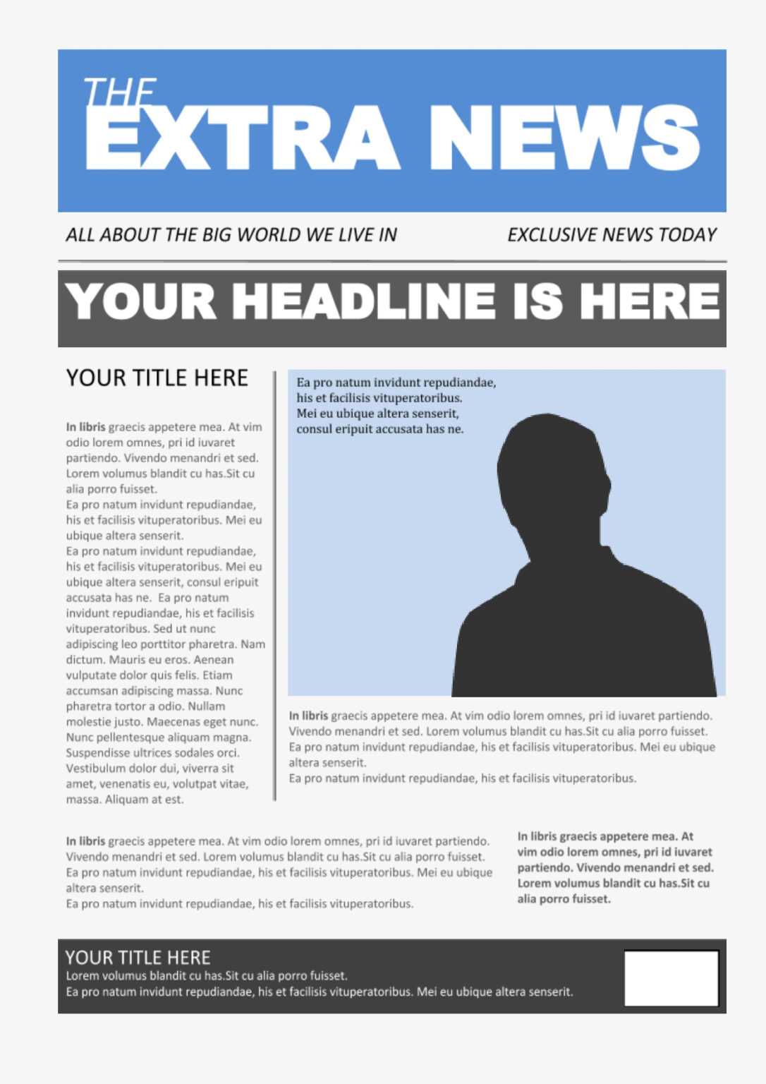 Newspaper Category Google Docs Templates For Newspaper Template For 
